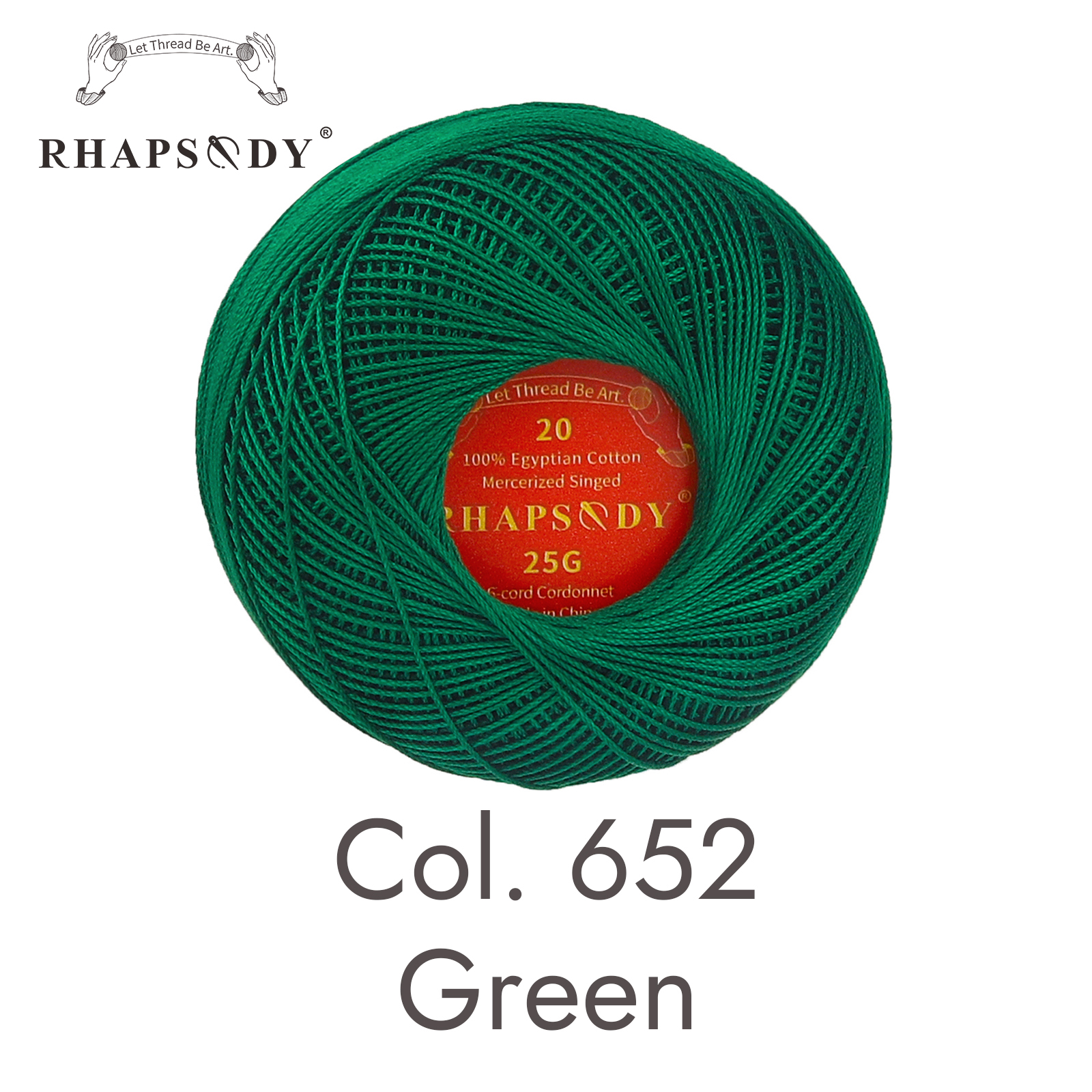 Rhapsody 20 Size 6 Cord Cotton Pearl Thread Varieg... – Grandado