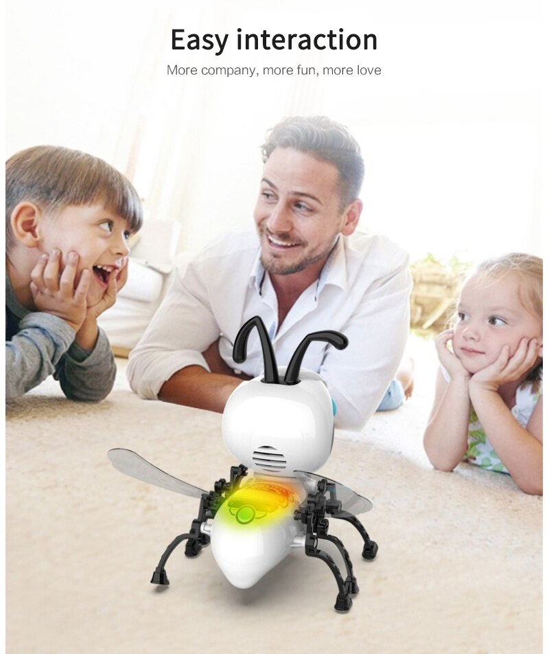 Touch Induction Charging Bee Toy Can Walk With Sou... – Grandado