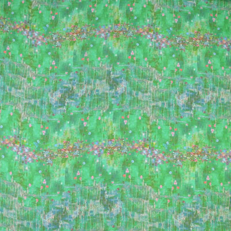 Verse Groene Bloemen Jurk Materiaal Natuurlijke Vl... – Vicedeal