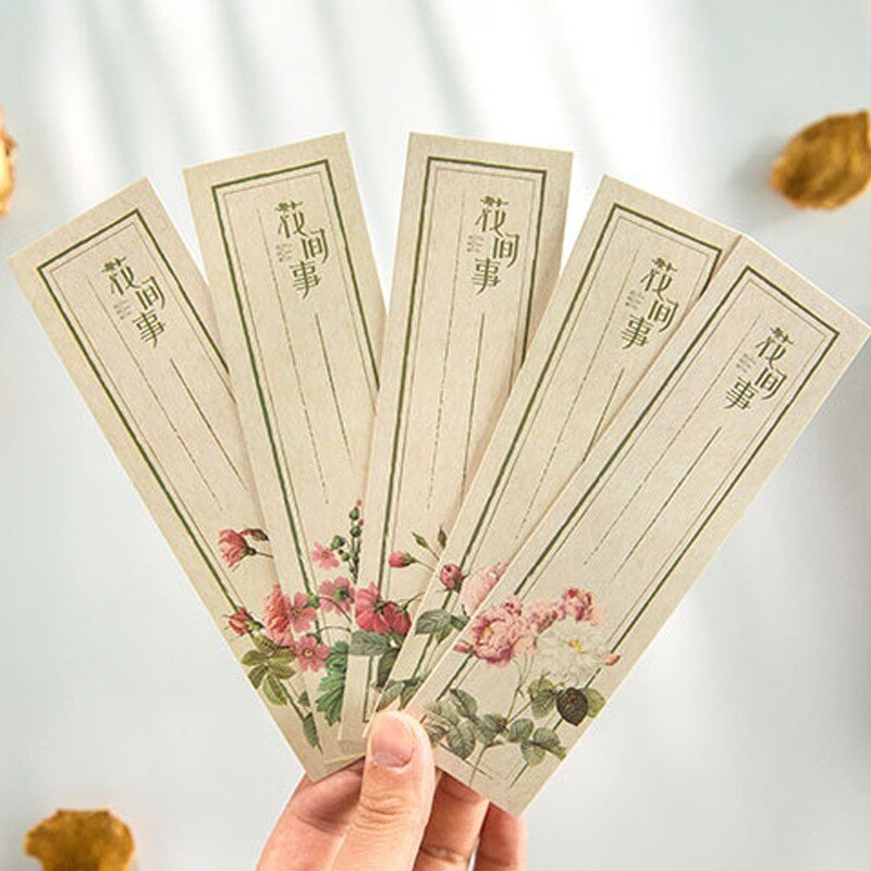 30pcs Retro ins color Paper bookmarks for books Me... – Grandado