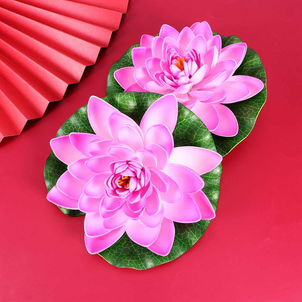 6 st simuleringslotusliljor konstgjorda plastdammv... – Grandado