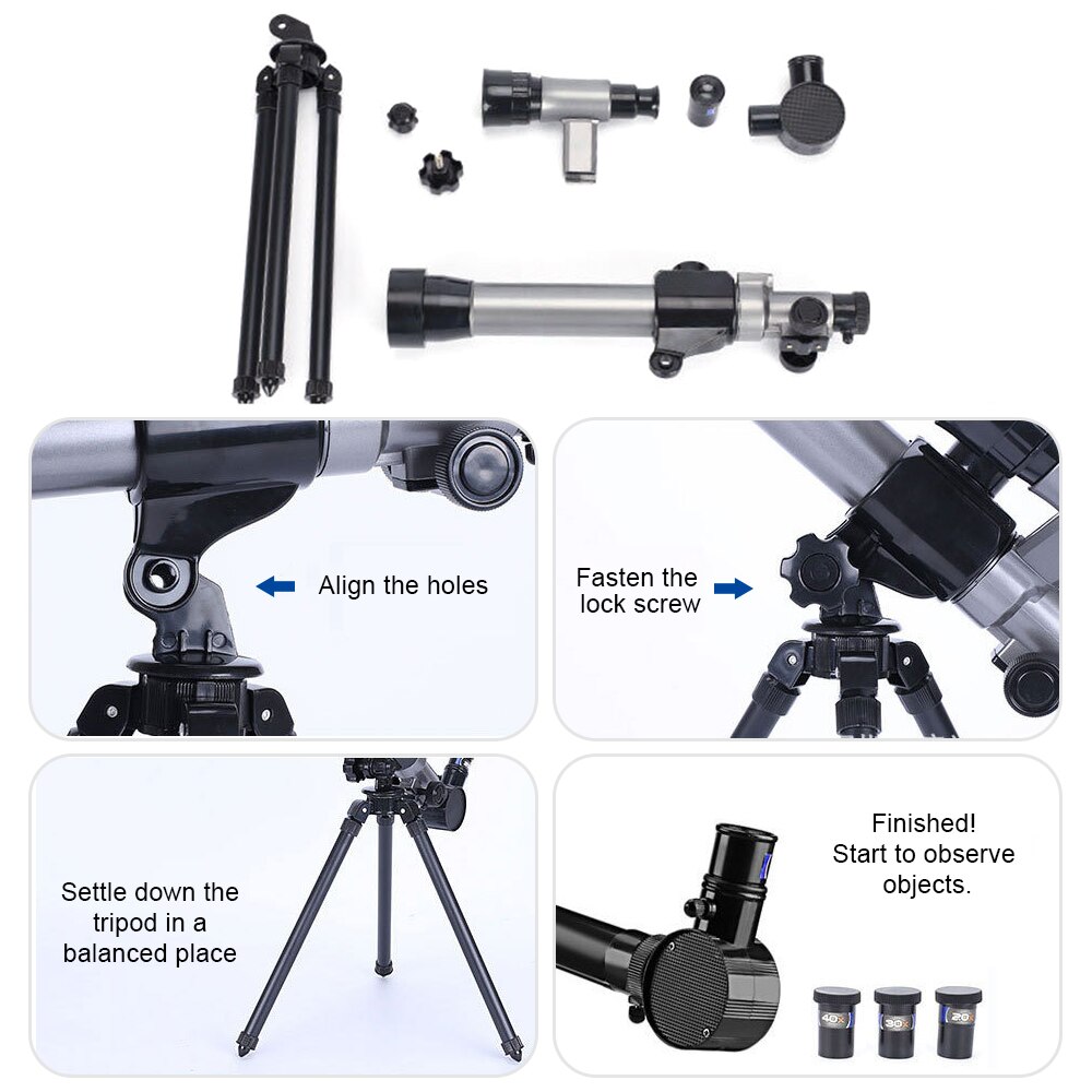 Kids Telescope Astronomy Beginners Telescope Tripo... – Grandado