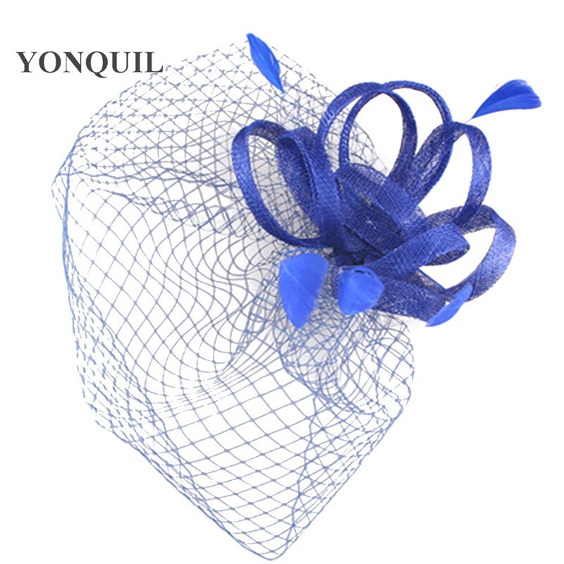 Wedding mesh bridal hair fascinator headwear sinam... – Vicedeal