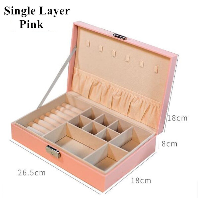 Large Jewelry Box Single/Double/3 layers Dressing ... – Grandado