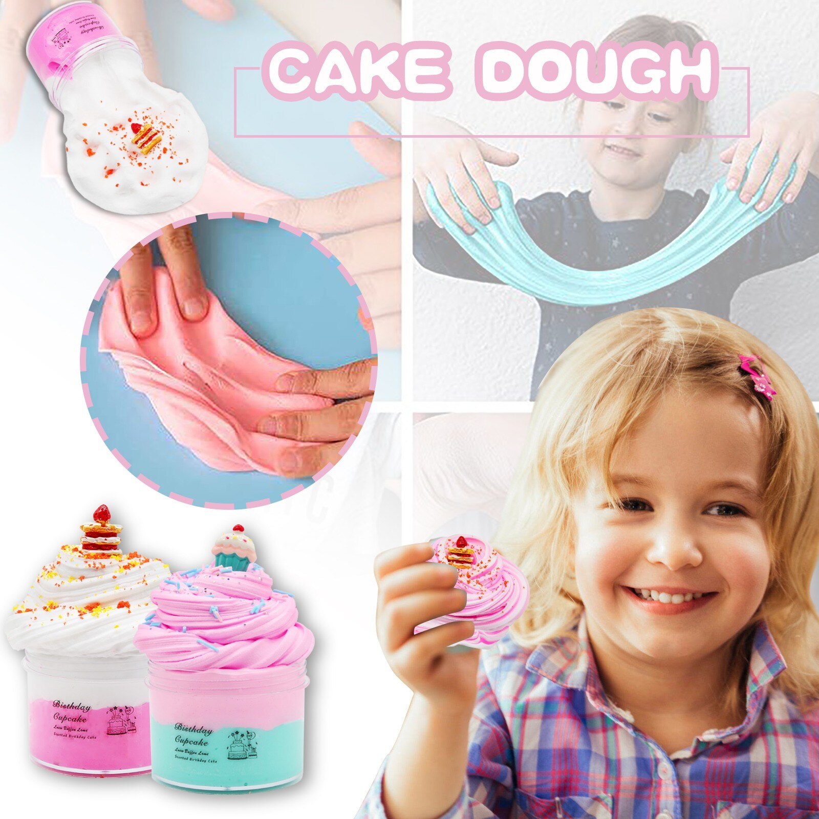 1Pc Slime Kits Pluizige Boter Slime Fruit Slime Su... – Vicedeal