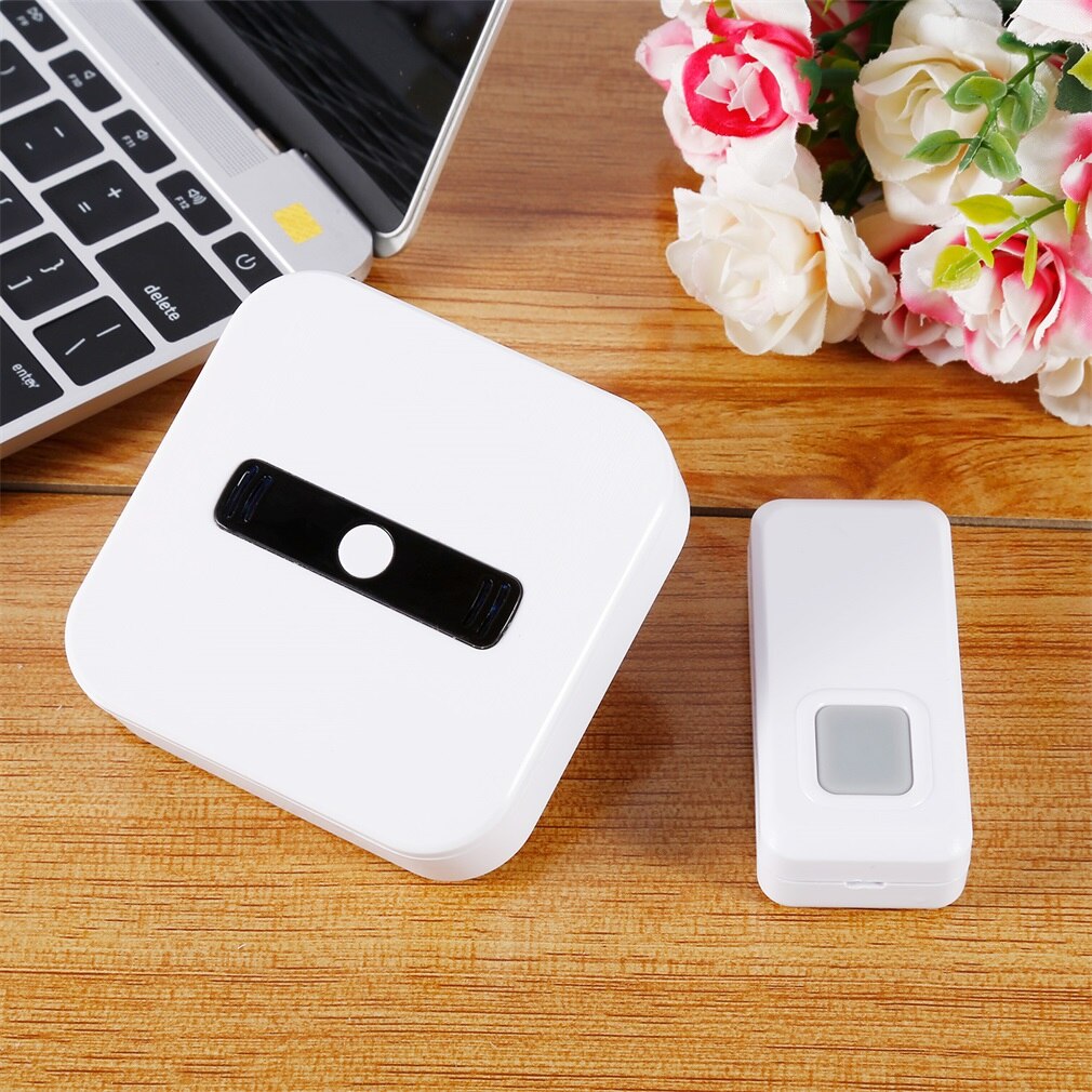 Black/White US/EU/UK Plug Door Bell Receiver Water... – Vicedeal