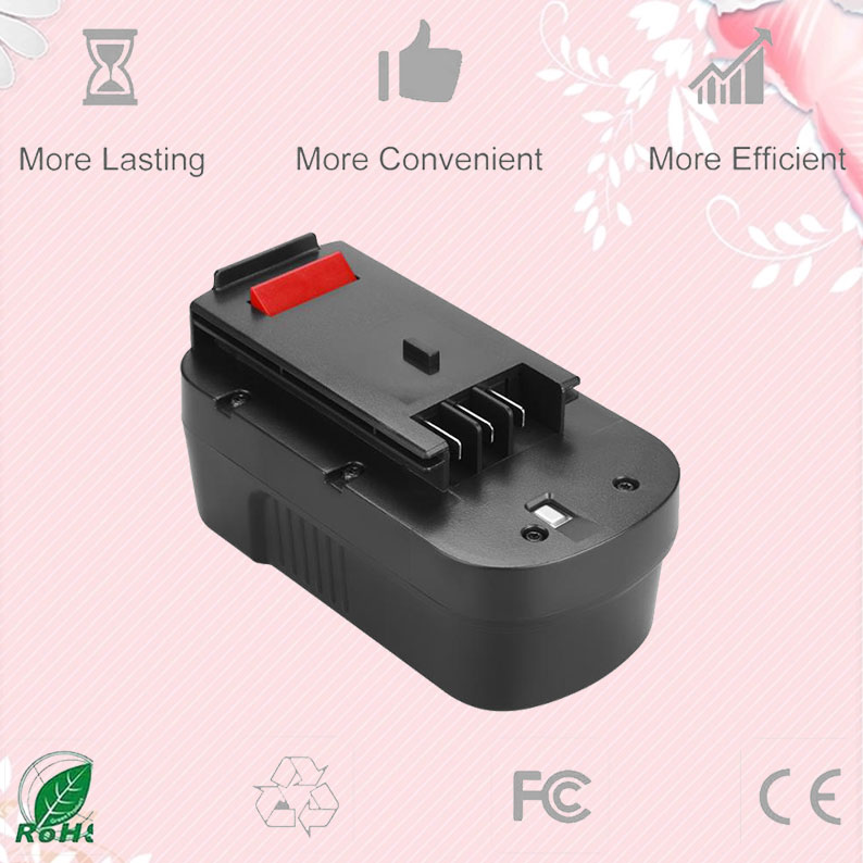 18V 3.0Ah Ni-CD HPB18 Replacement Battery for Blac... – Vicedeal