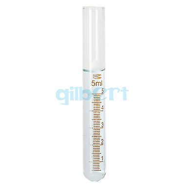 Lot(5) 2ml Lab Glass Test Tube Round Bottom with S... – Vicedeal