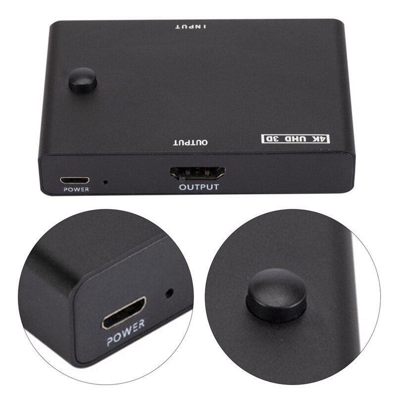 HDMI-Compatible Switcher 3 IN 1 OUT HDMI-Compatibl... – Vicedeal