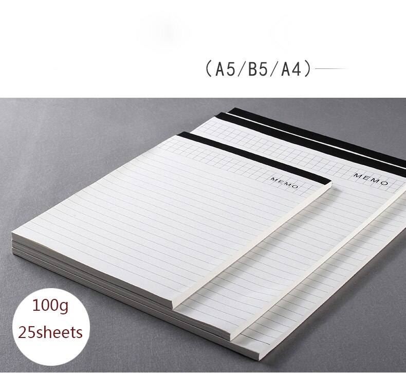 A4 gevoerd A4 check papier. Notepad vullingen. Off... – Grandado