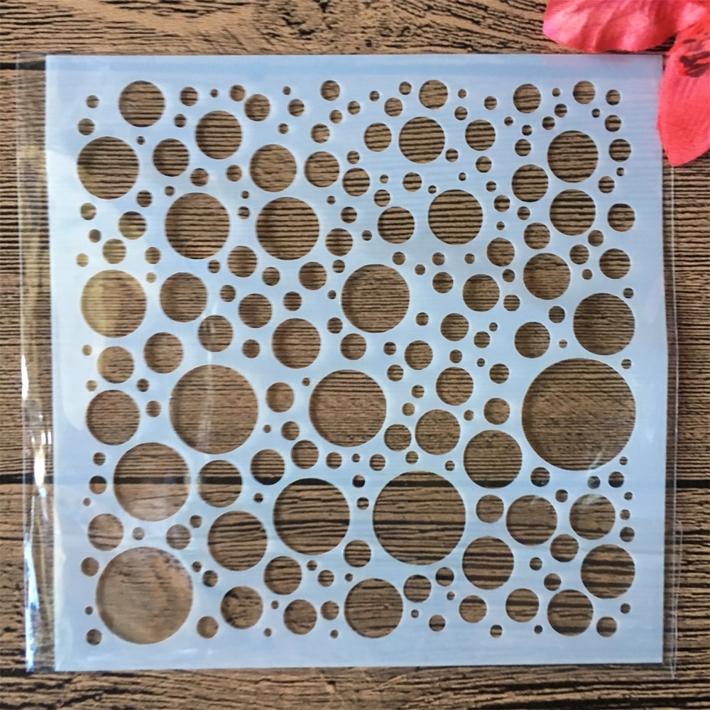 9Pcs 13cm Block Board Grid Texture DIY Layering St... – Grandado