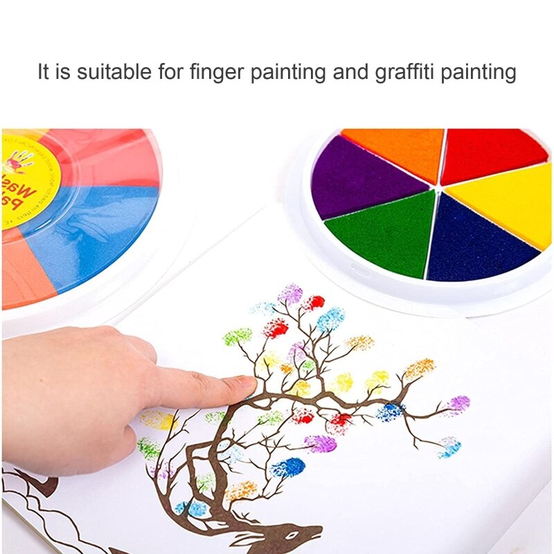 Finger Painting Kit with Painting Book, Non Toxic ... – Grandado