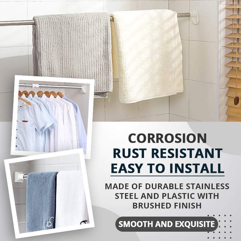 Telescopic Clothing Rod Adjustable Telescoping Sho... – Vicedeal