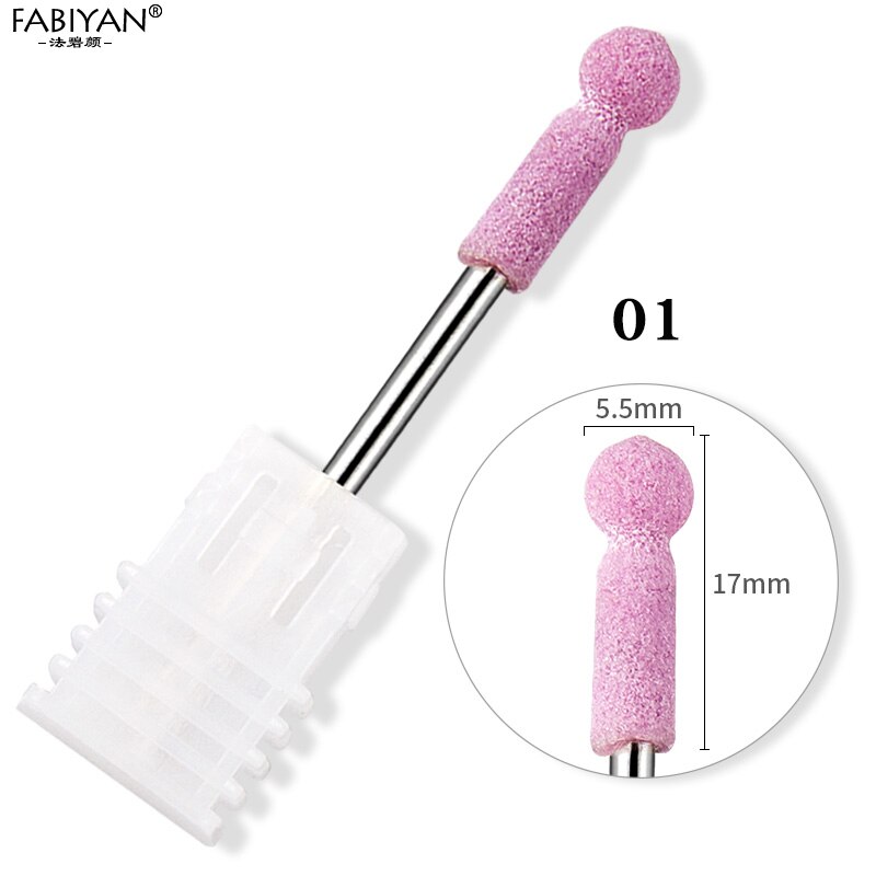 19 Types 3/32" Rotate Burr Nail Art Ceramic Stone ... – Vicedeal