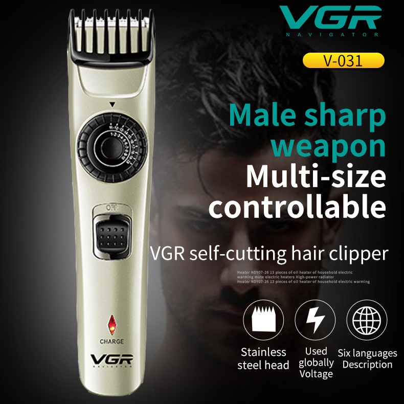 Home Use Men's Intelligent Electric Hair Clippers ... – Vicedeal