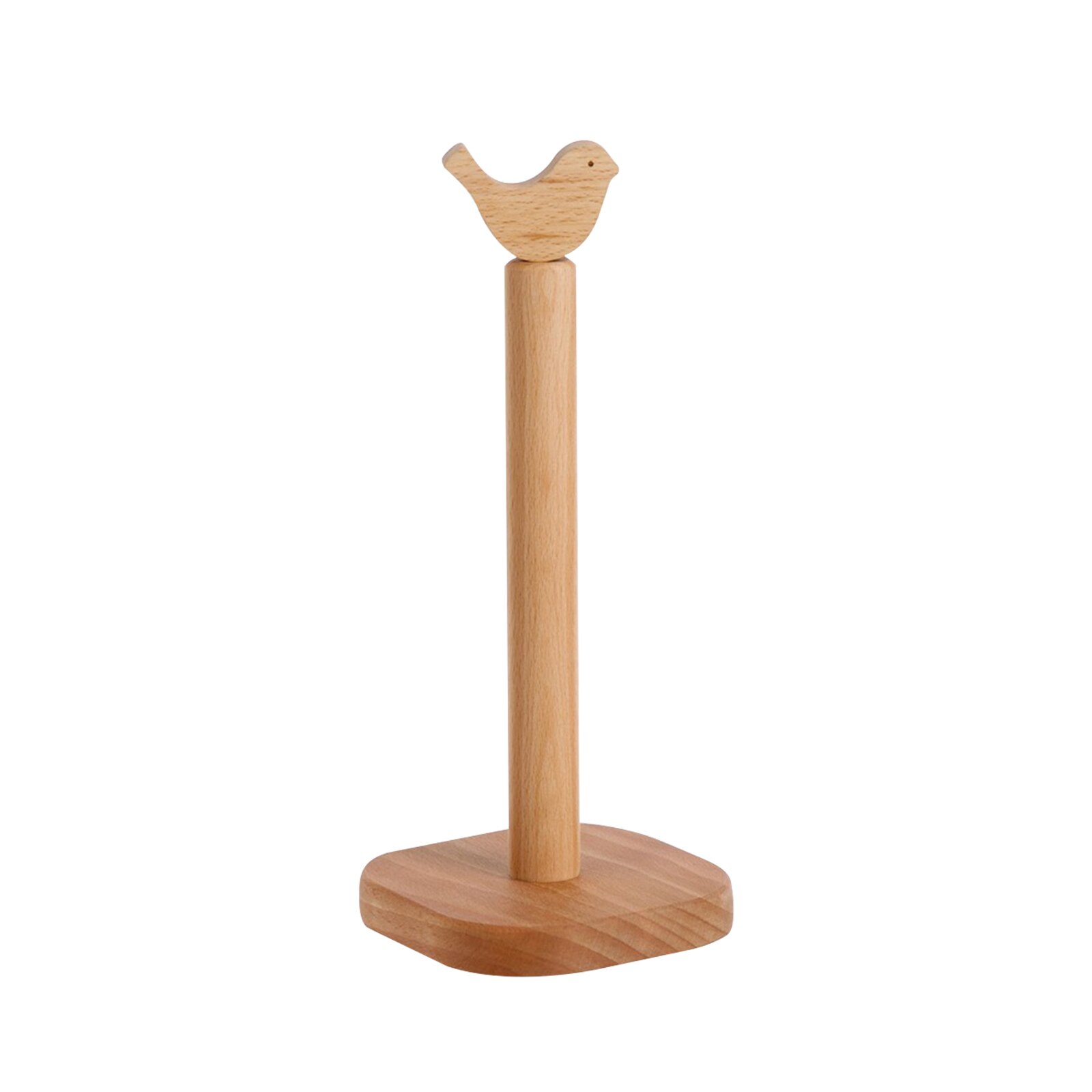 Wooden Roll Paper Stand Kitchen Paper Towel Holder... – Vicedeal