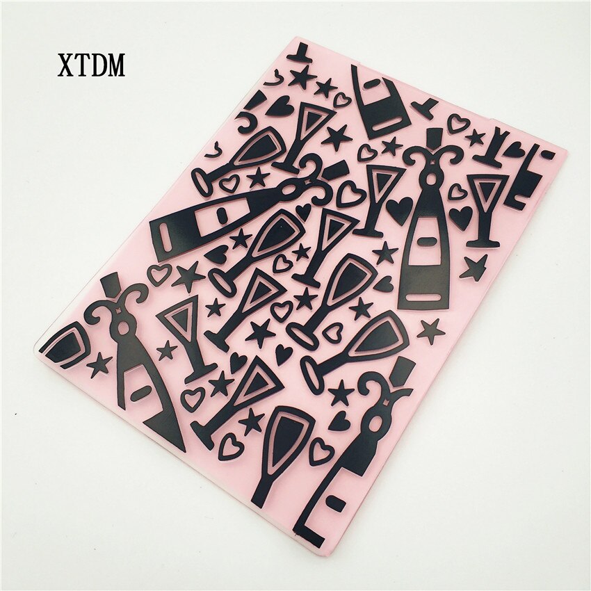 plastic wine bottle template craft card making pap... – Grandado