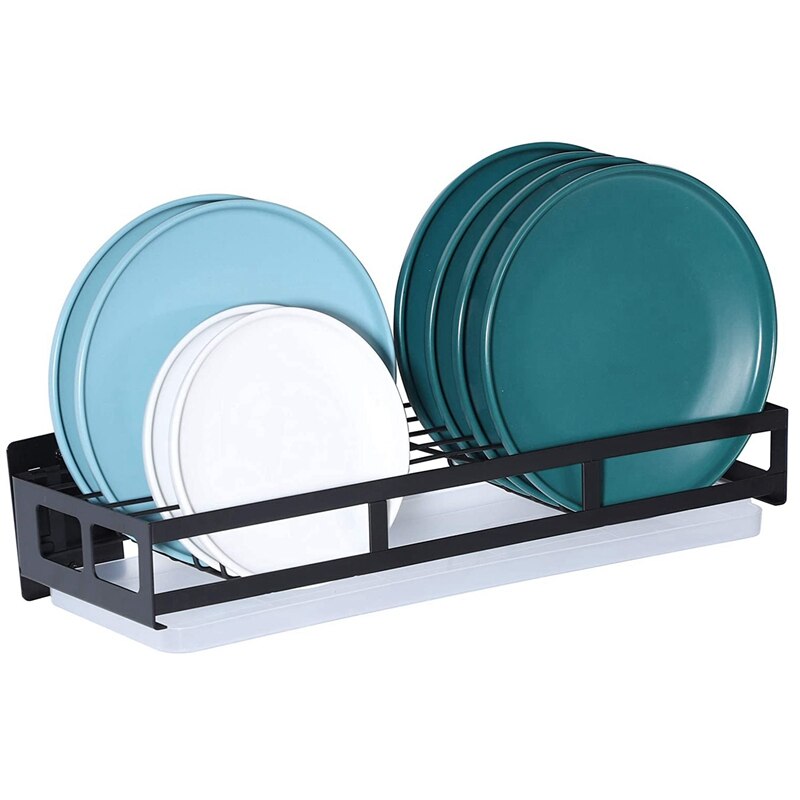 Hanging Dish Drying Rack Wall Mount with Utensil H... – Grandado