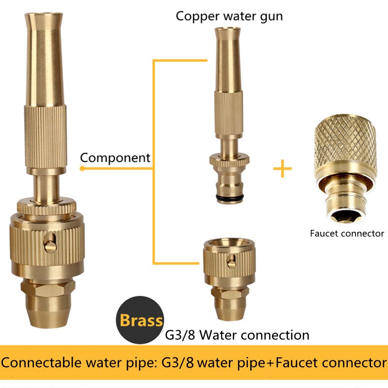 Carved Wall Mount Garden Faucet Lengthen Brass Dec... – Grandado