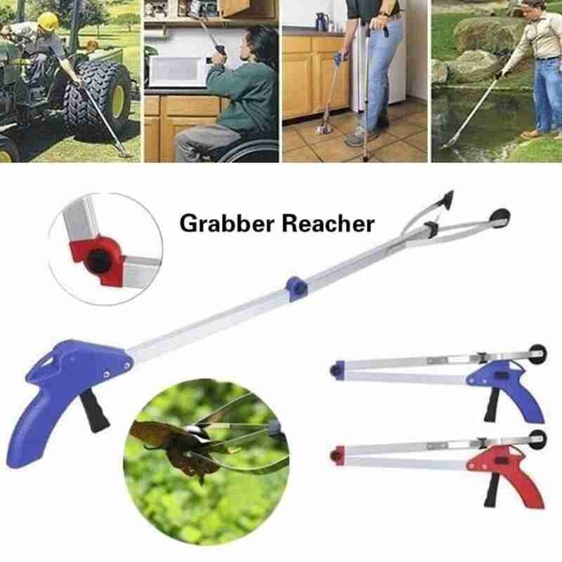 Foldable Litter Reachers Pickers Pick Up Tools Gri... – Grandado