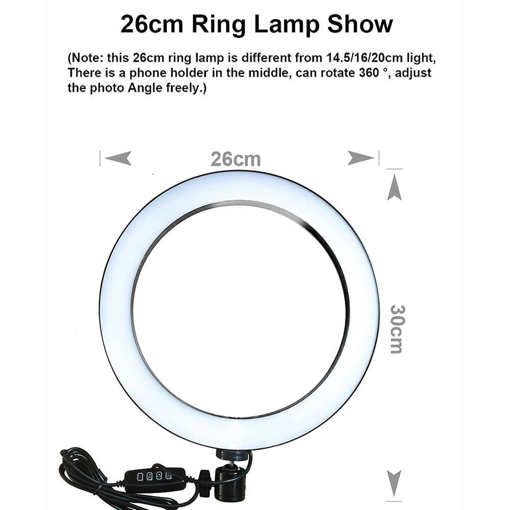 LED Ring Light Video Light Lamp Ring Fill Light Co... – Grandado