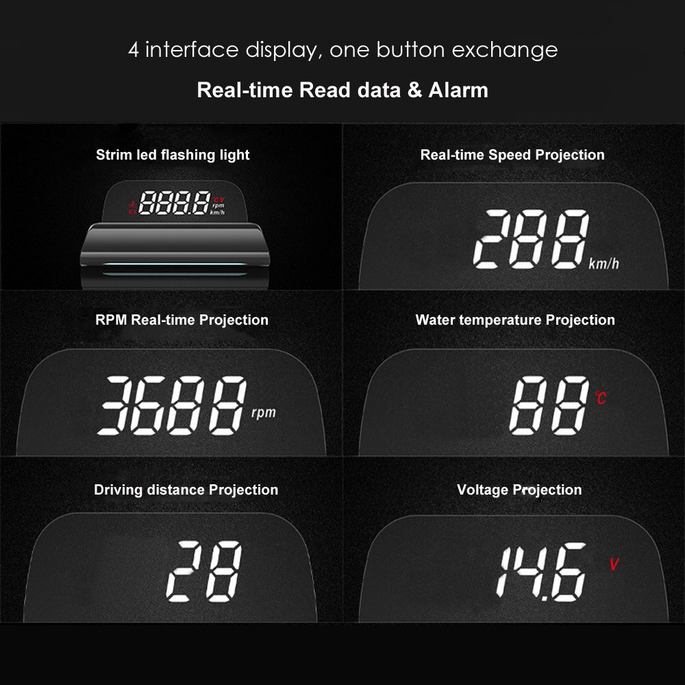 Eanop E100plus Mini OBD2 Hud Headup Display Snelhe... – Vicedeal