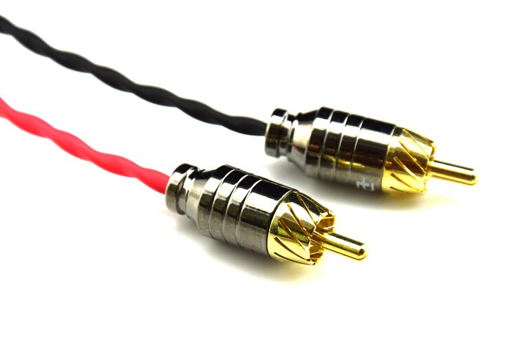Hi-Fi Stereo 6.35mm to 2 RCA Cable Pure Copper Sin... – Vicedeal