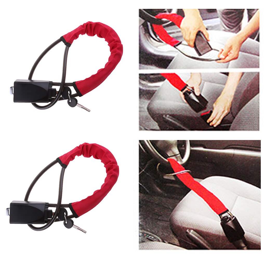2x Universal Steering Wheel Lock Vehicle Car Secur... – Grandado