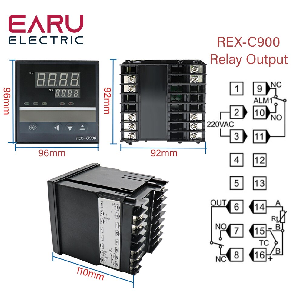 Controlador de temperatura Industrial inteligente ... – Grandado