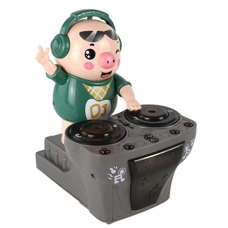 DJ Little Pig Dancing Pig Funny Electric Musical P... – Vicedeal