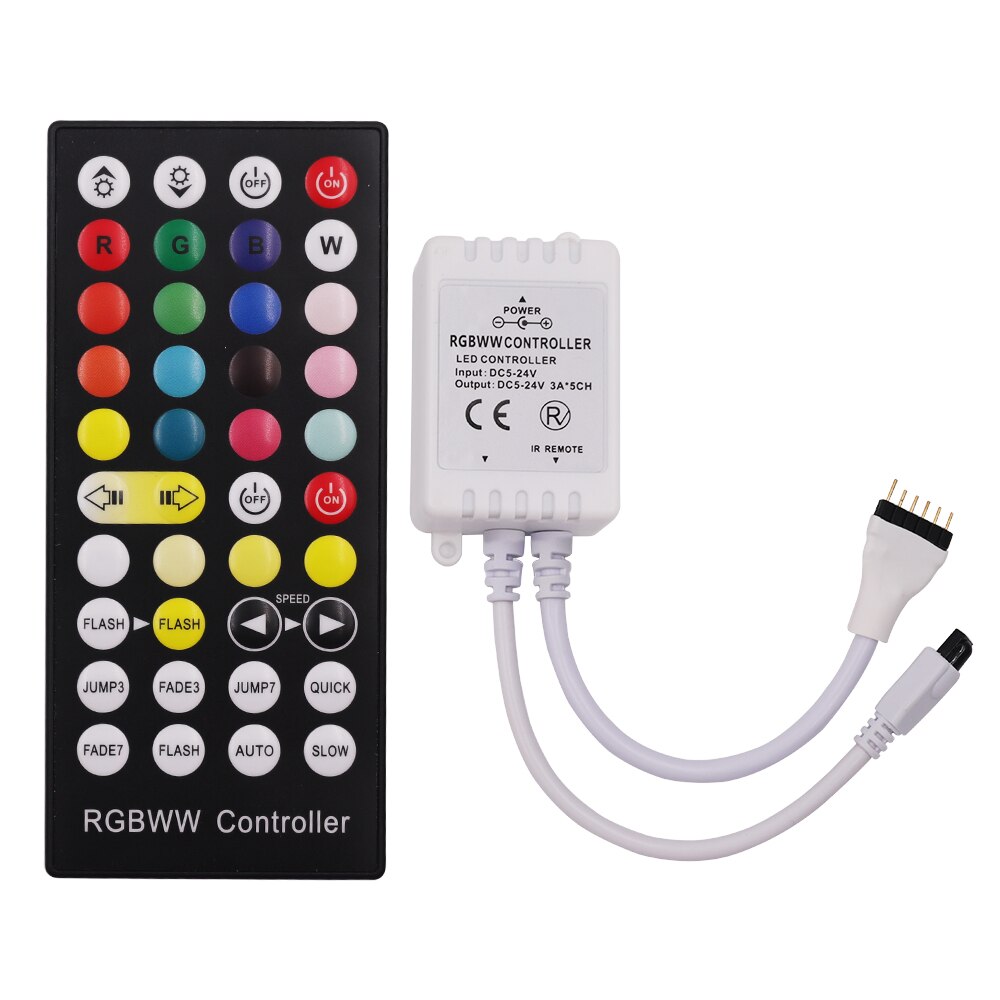 LED Controller RGBWW RGBCCT Remote Control 40Key K... – Vicedeal