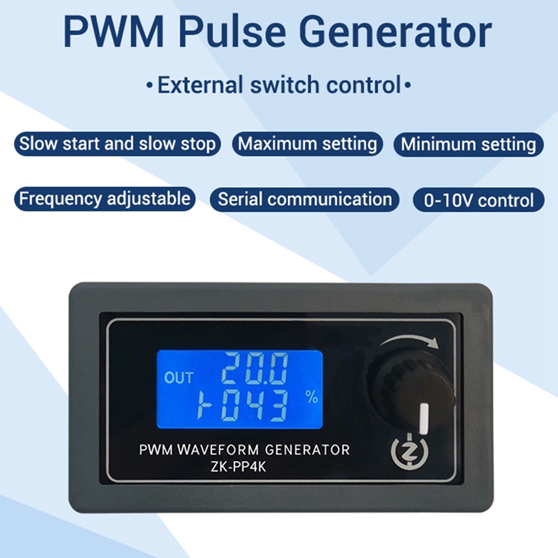 ZK-PP4K LCD Digital PWM Pulse Generator Pulse Freq... – Grandado