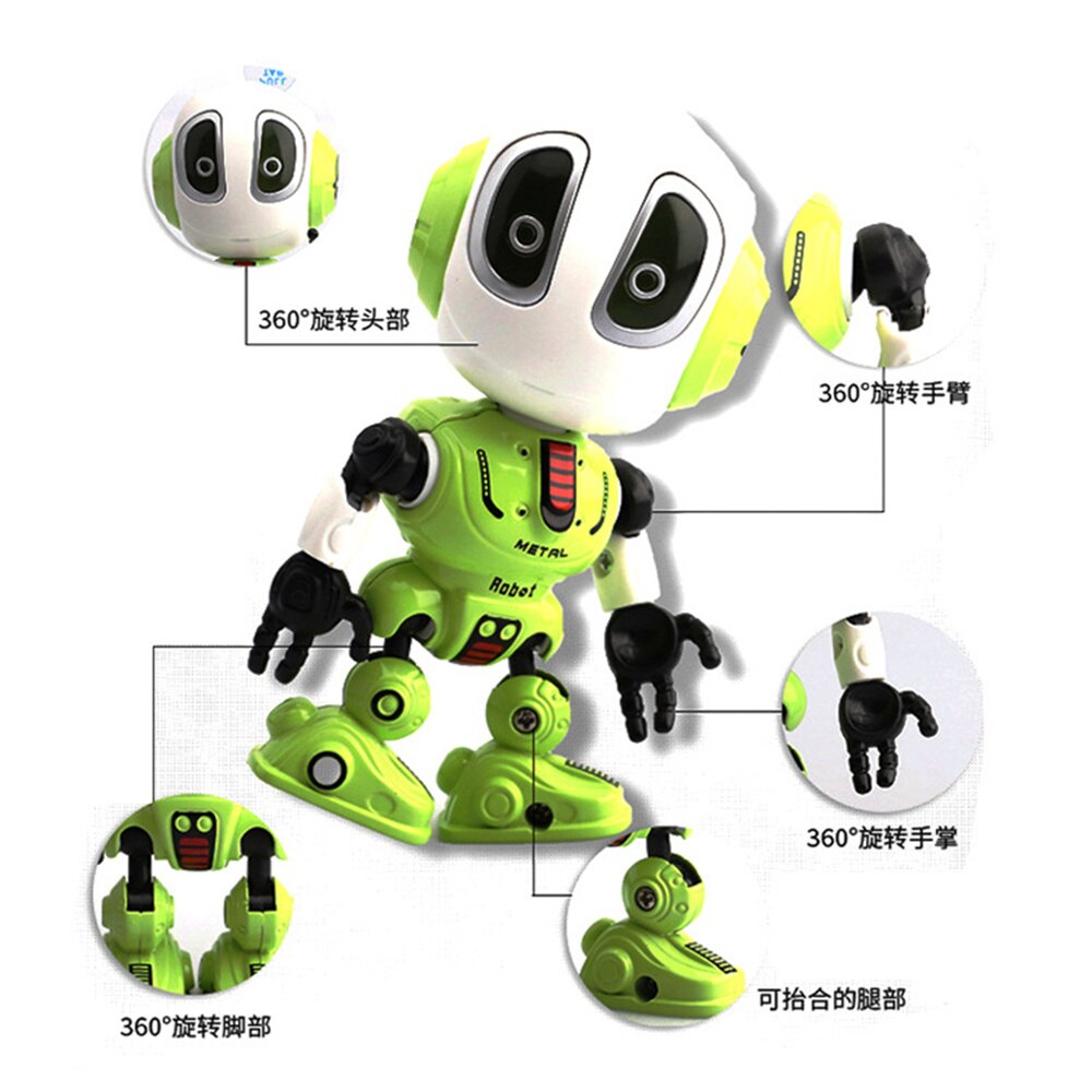 Kids Toy Alloy Robot Flexible Limbs Interactive In... – Grandado