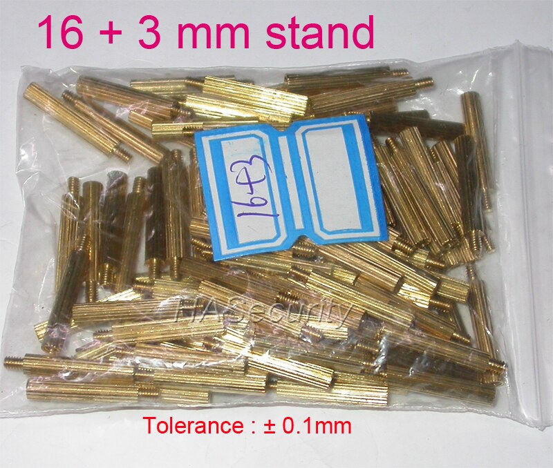 16+3mm (100pcs) brass stand / brace / puncheon for... – Grandado