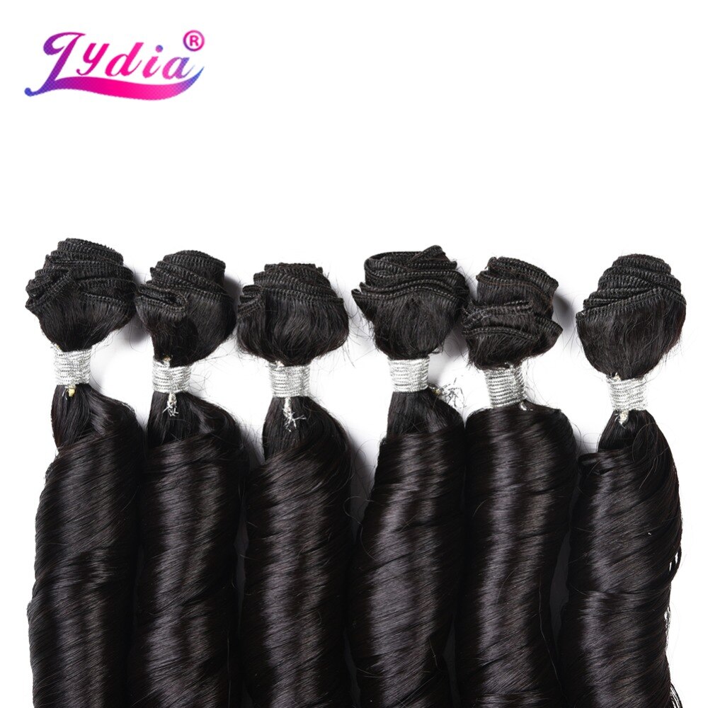 Lydia 18 inch Bouncy Krullend Haar Hittebestendige... – Grandado