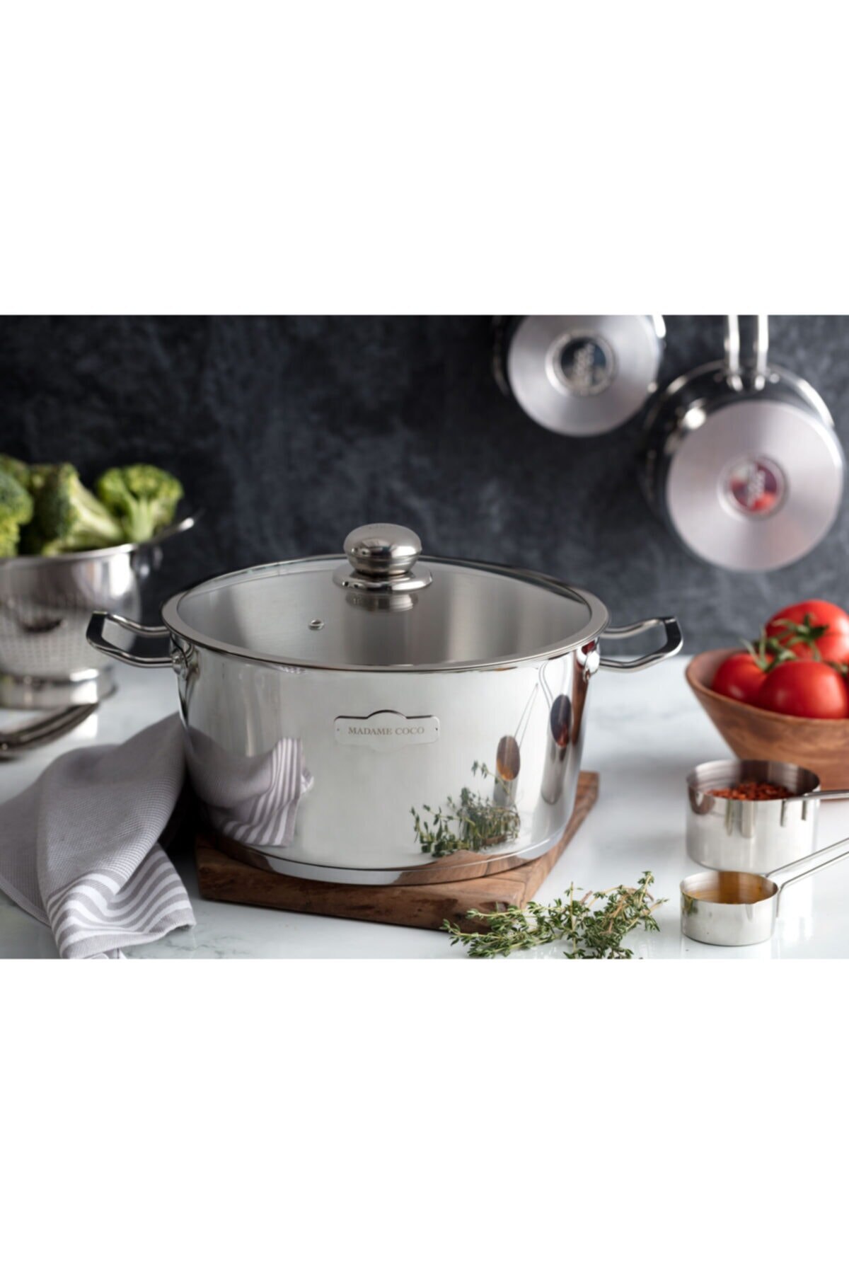 Sapphire Stainless Steel Deep Pot-26 cm – Vicedeal