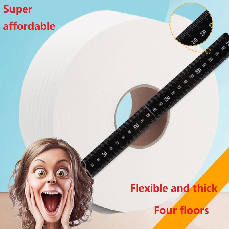 Jumbo Commercial Bathroom Home Roll Toilet Paper L... – Grandado