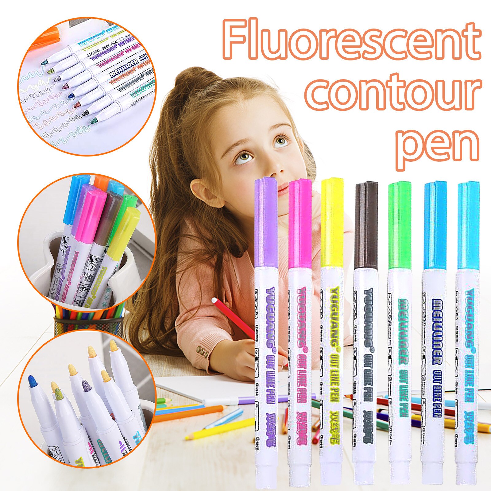 1 PC Highlighter Marker Pen Japanese Fluorescent P... – Vicedeal
