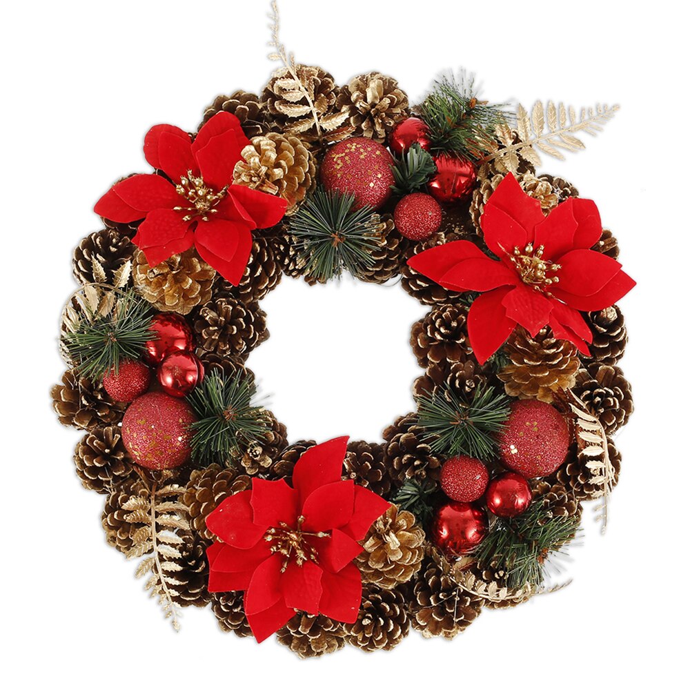 Christmas Garland Wall Hanging Christmas Wreath De... – Vicedeal