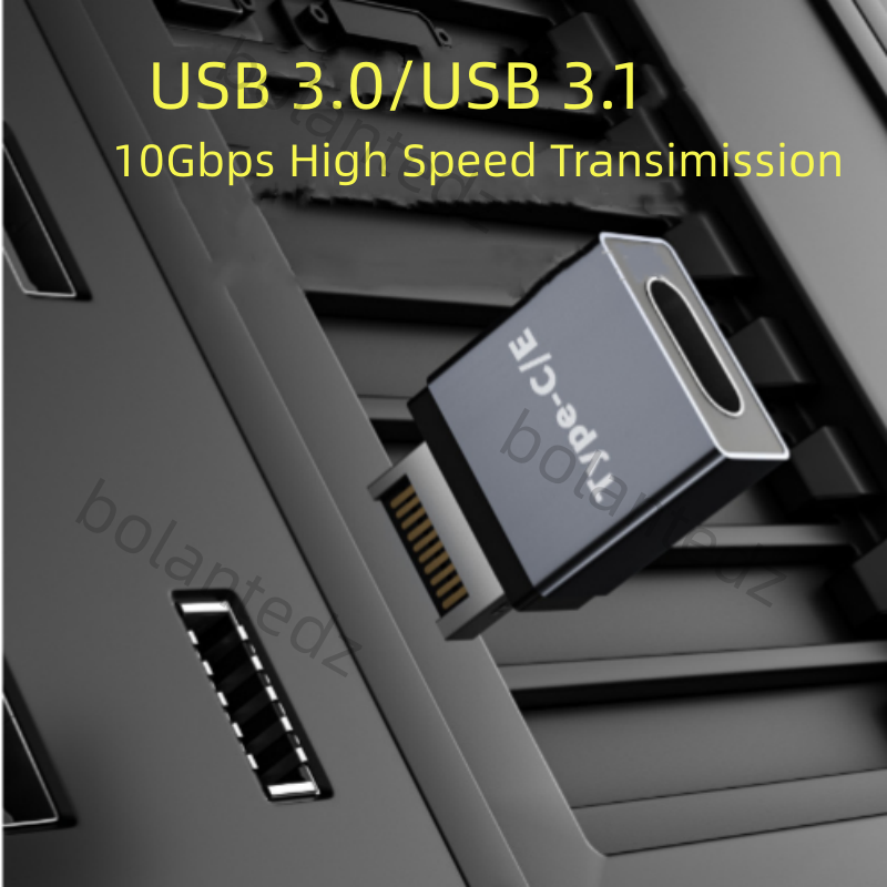 Stik usb 3.1 frontpanelhoved type c til type e udv... – Grandado