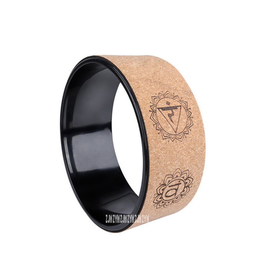 Roue auxiliaire de Yoga en bois de liège naturel r... – Grandado