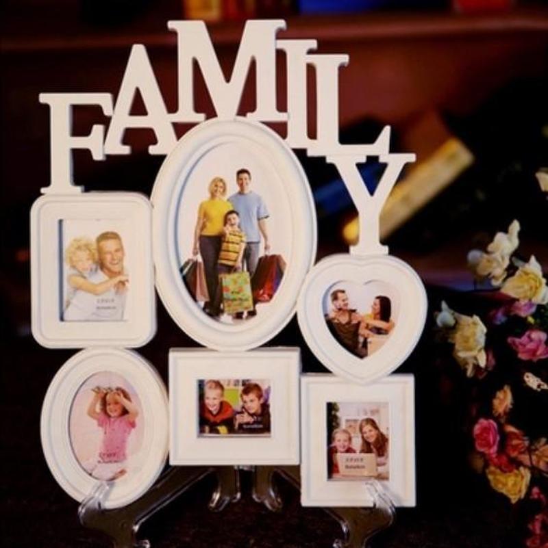 Modern Family Photo Frame Wall Hanging Picture Pho... – Grandado