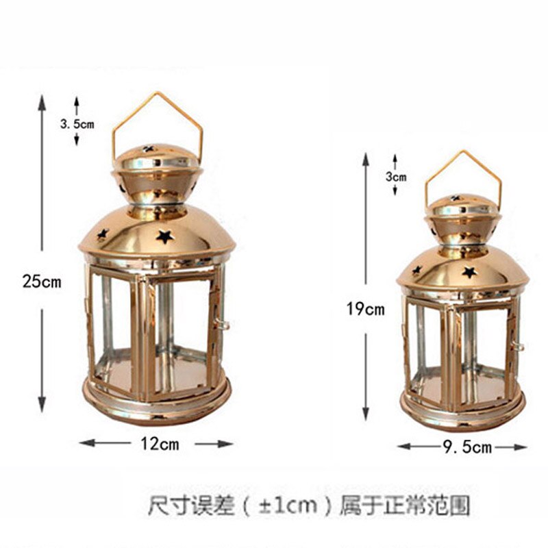electroplate Candlestick Star European Iron Pendan... – Grandado