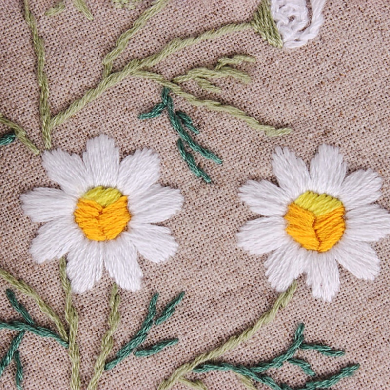 DIY Daisy Embroidery Handcraft Needlework Cross St... – Grandado
