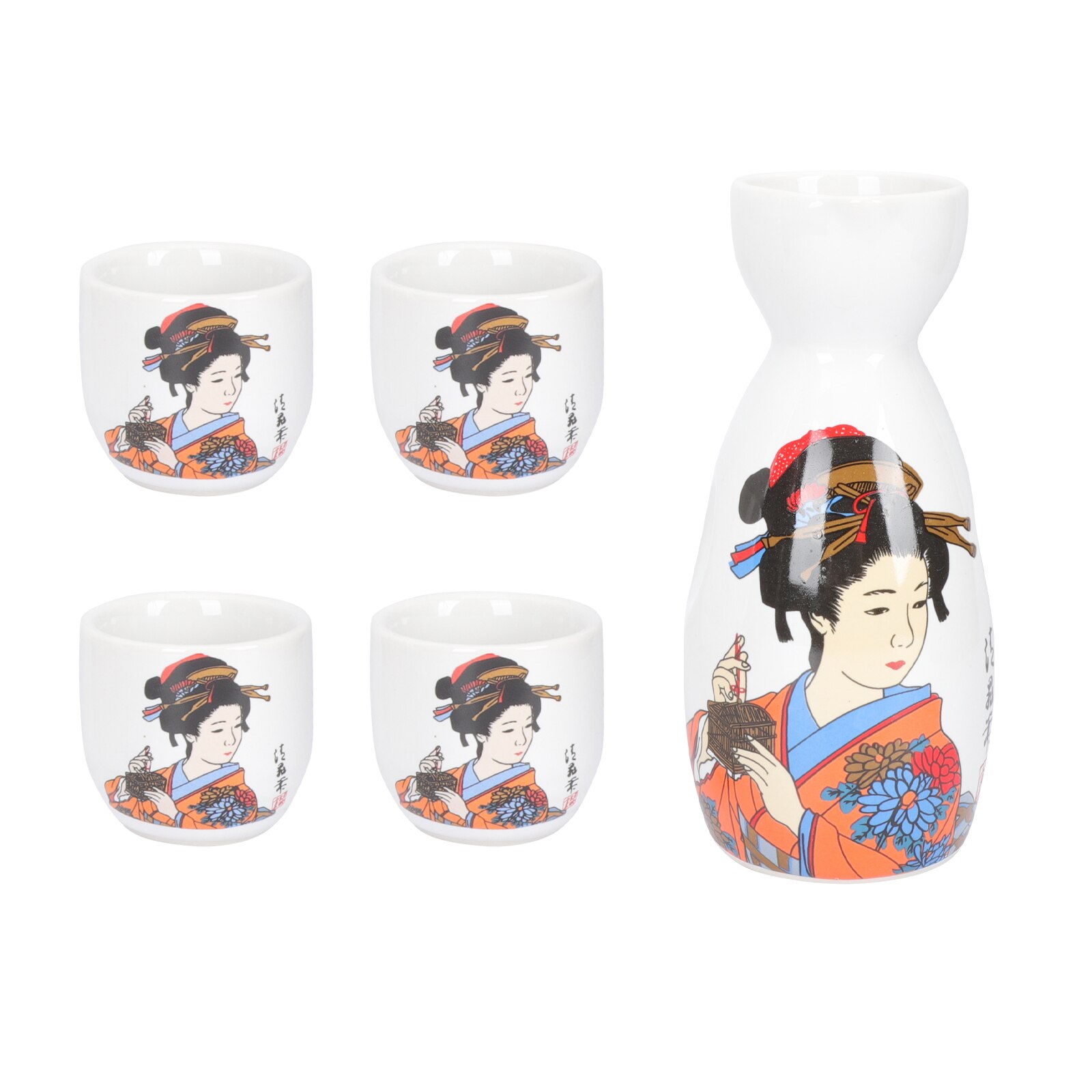 1 Set of Ceramic Cups Japanese Style Drinking Kit ... – Grandado