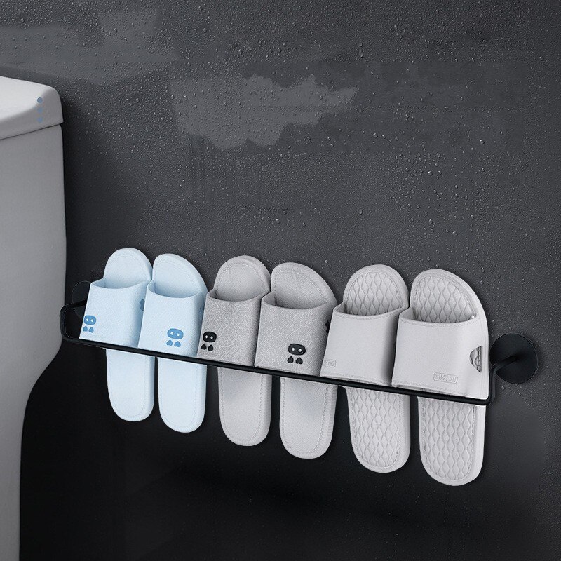 Wall Mounted Slipper Holder Bathroom Hanging Shoes... – Vicedeal