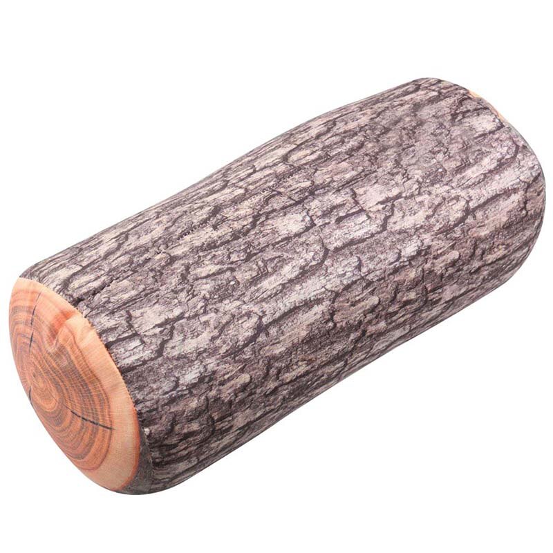 Log cushion Gentle touch Sofa room Car log house W... – Grandado