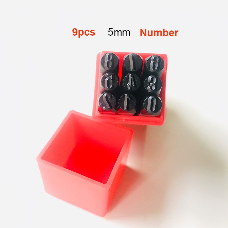 9pcs/set Steel Die Metal Number Stamping Punch Too... – Grandado