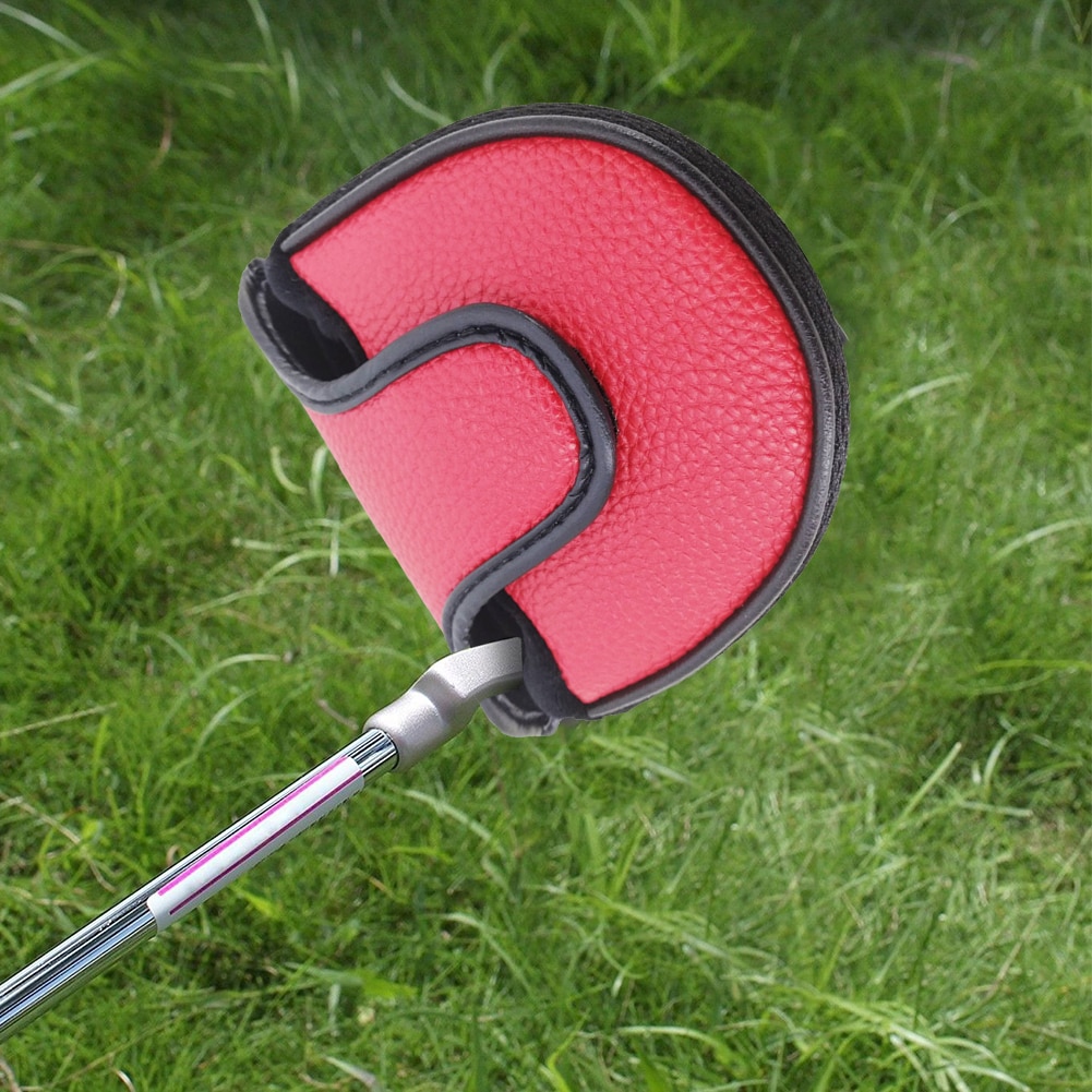 Pu Lederen Golf Cover Putter Mallet Golf Headcover... – Grandado