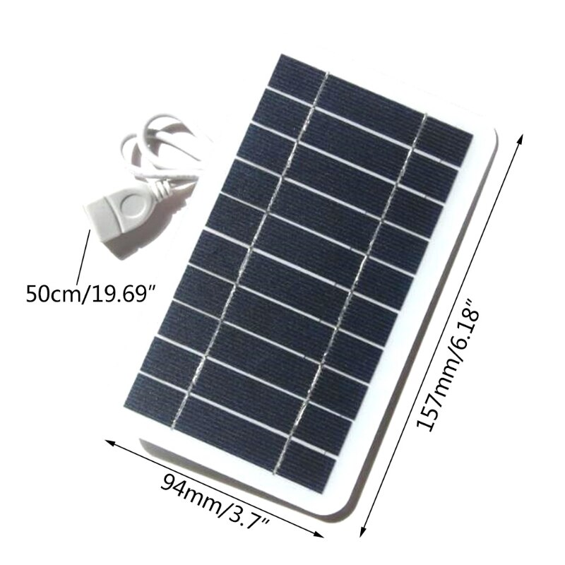 2W Portable Solar Panel USB Output Port Panel Outd... – Grandado